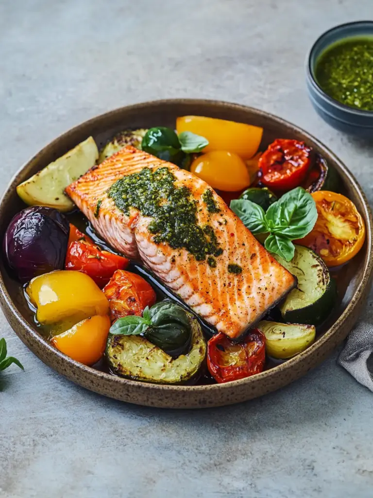 Lachs Mit Pesto